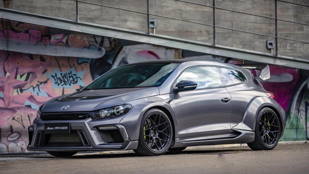Volkswagen Scirocco R. Chiński tuning